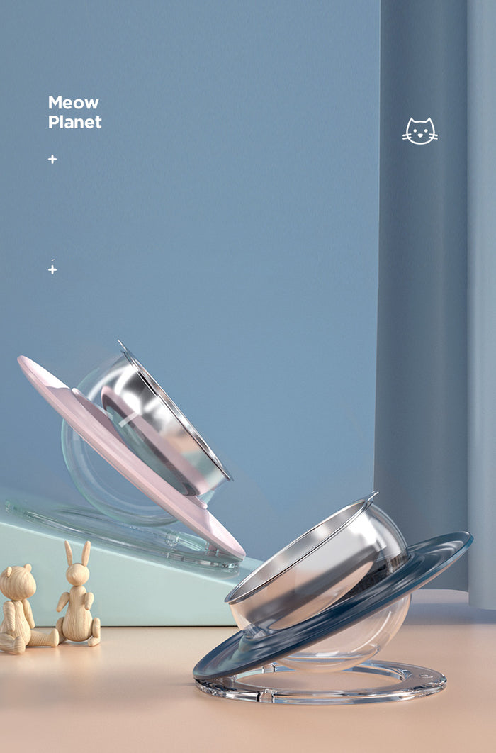 EZ Cat Space Theme Non-Slip Feeder